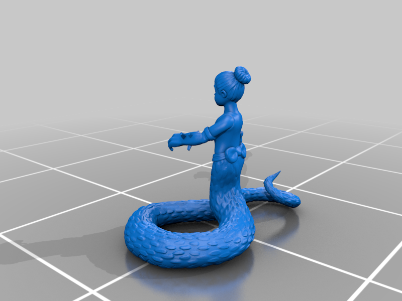 Free 3D file Martha the Snake Lady 🐍 ・3D printable model to download・Cults