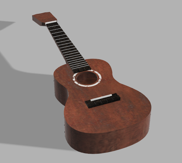 Arquivo grátis STL Ukelele 🎲 ・modelo para impressão 3D para download・Cults