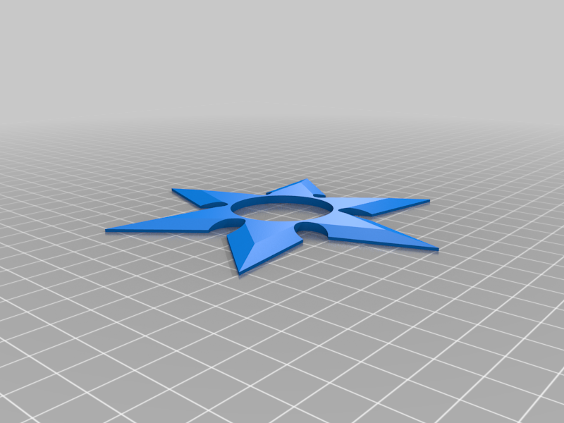 Free 3D file Customizable Shuriken/Throwing Star ⭐ ・3D printing design ...