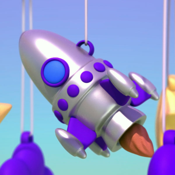 Archivo 3D Móvil para bebé Rocket Jockey 🚀 ・Modelo de impresión 3D para ...