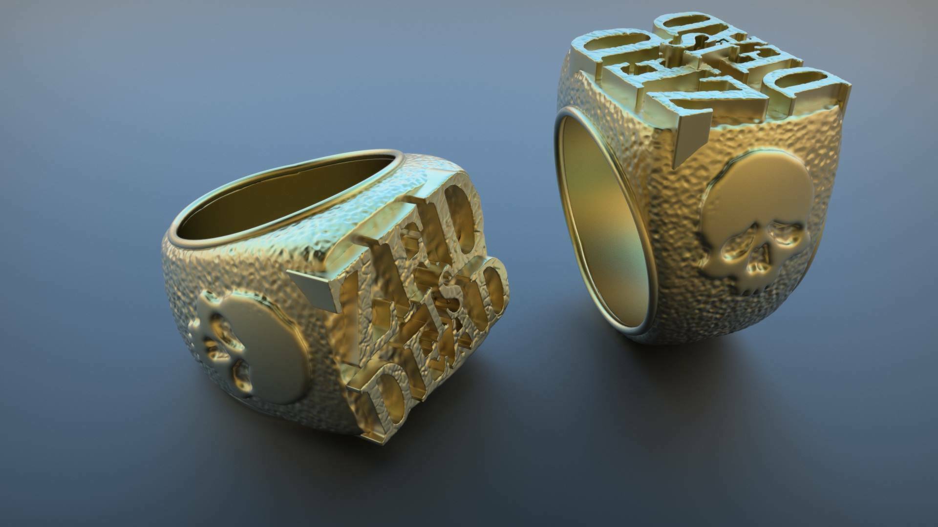 🆓 FREE Zed is Dead ring by Marco Valenzuela・Free STL File for ・Cults