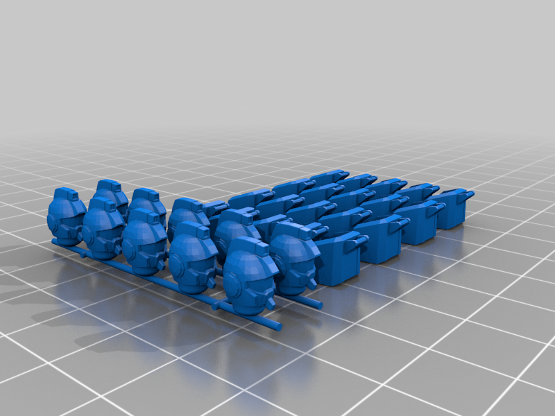 Free STL file 40k Gundam Bits 🤖 ・3D printer design to download・Cults