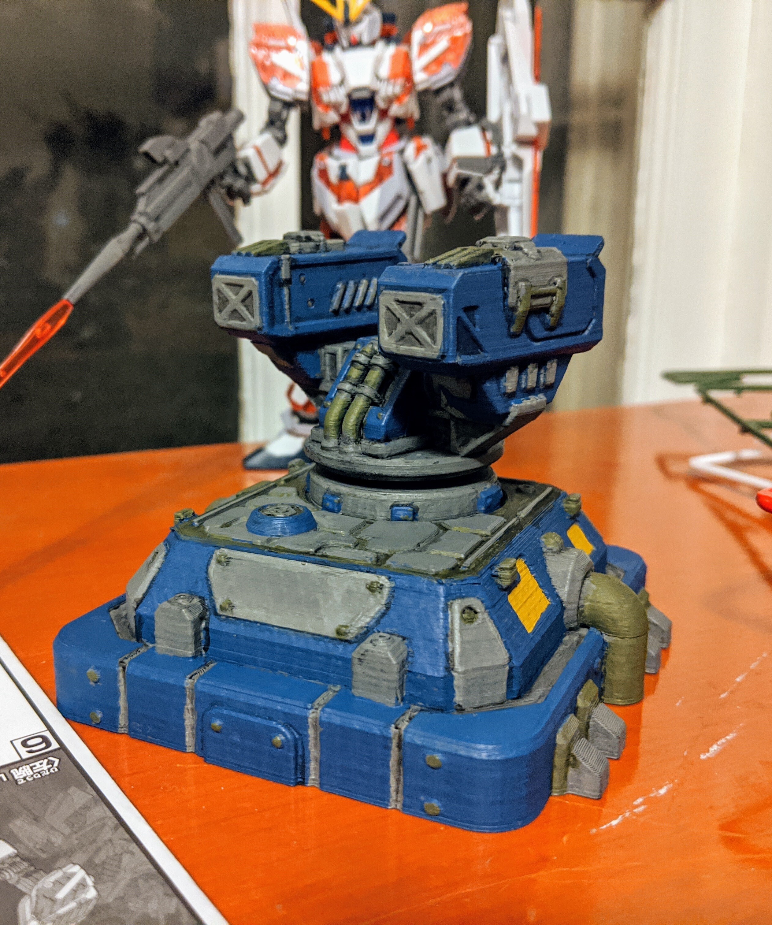 3D printed Planetary Missile Defense Turret - Tabletop Gaming - The ...