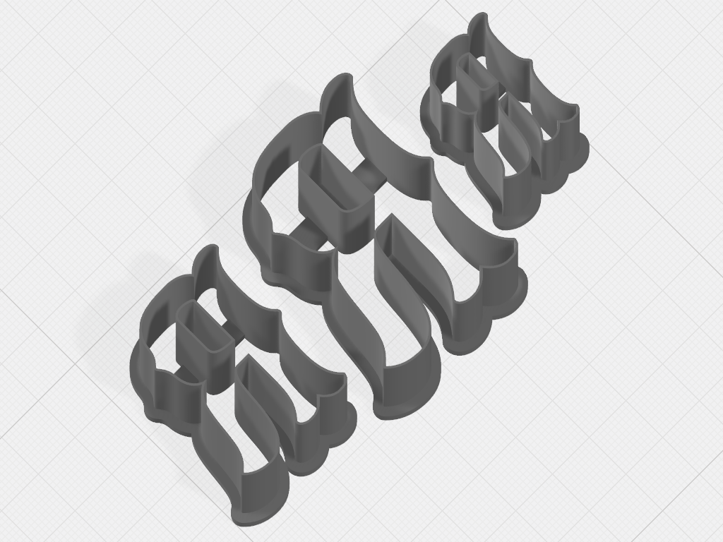 STL file Letter R Collection Cookie Cutter 🍪 ・3D printer model to ...