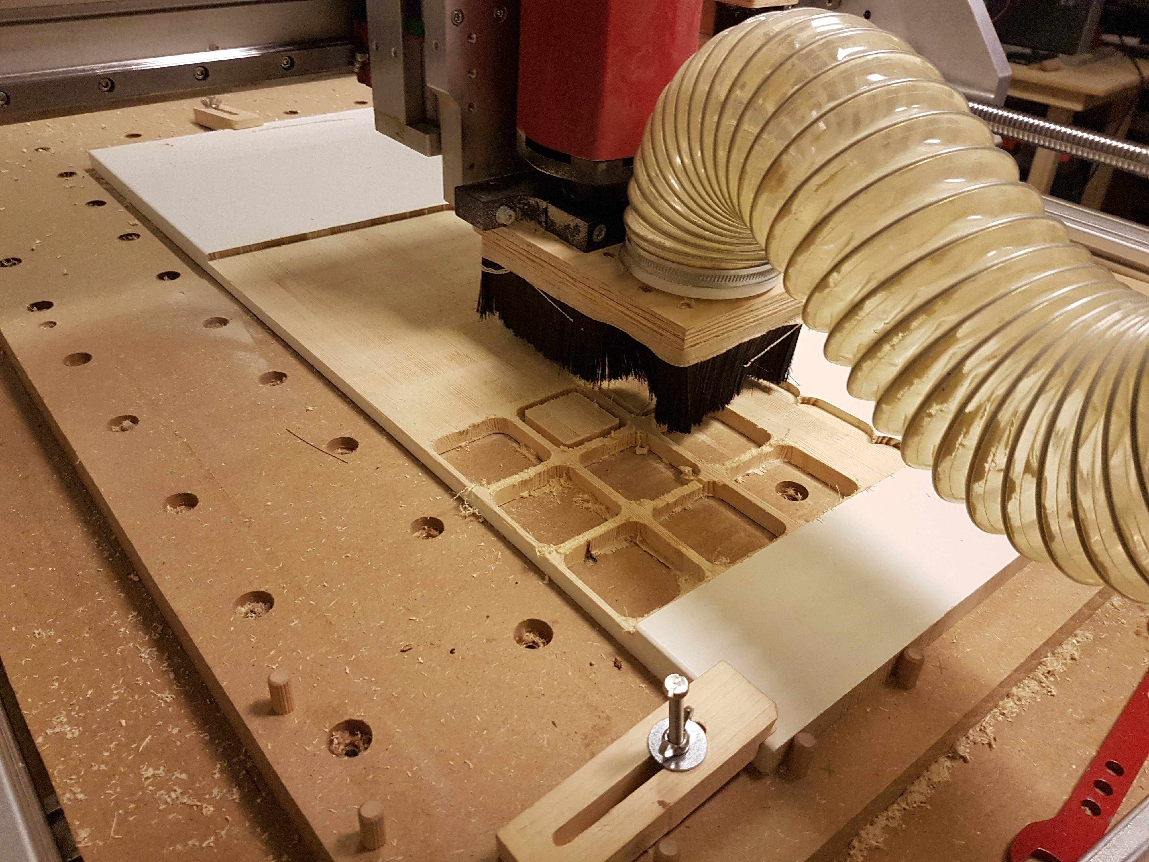 ♟️ DIY Chessboard made with CNC・Free SVG File for 3D printing and CNC ...