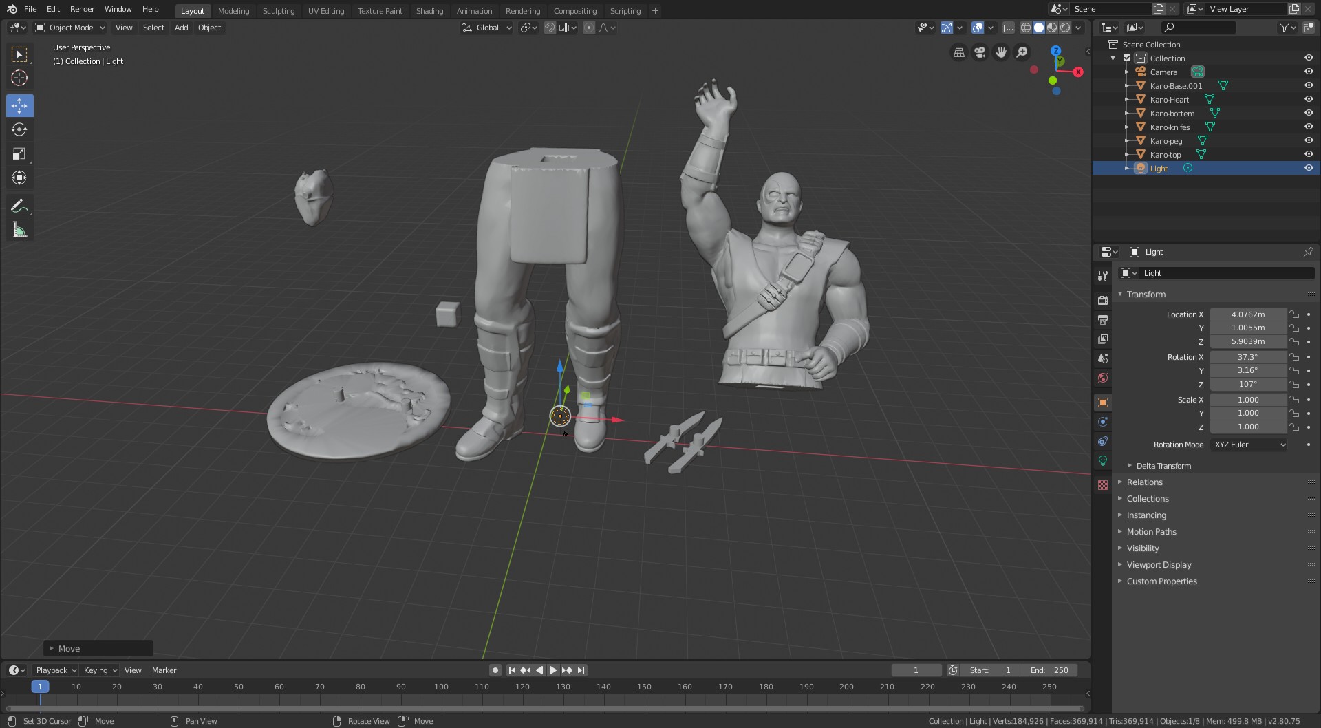 🥷 Mortal Kombat 1 Statue Pack・ 3D File for ・Cults