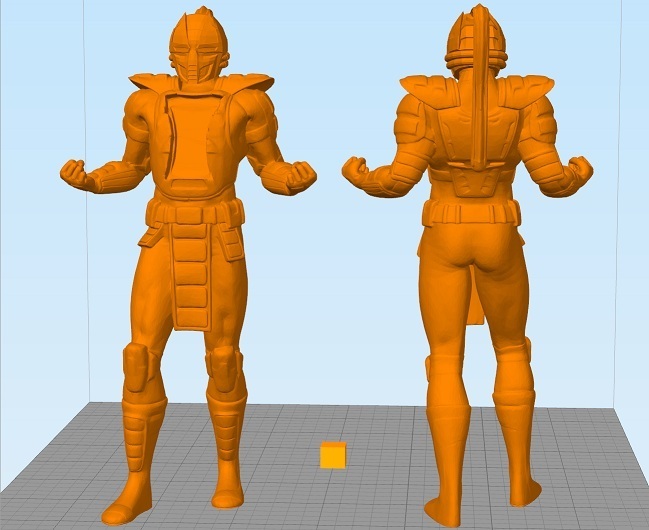 🥷 Mortal Kombat 3 Cyber Ninja Cyrax・ OBJ File for ・Cults