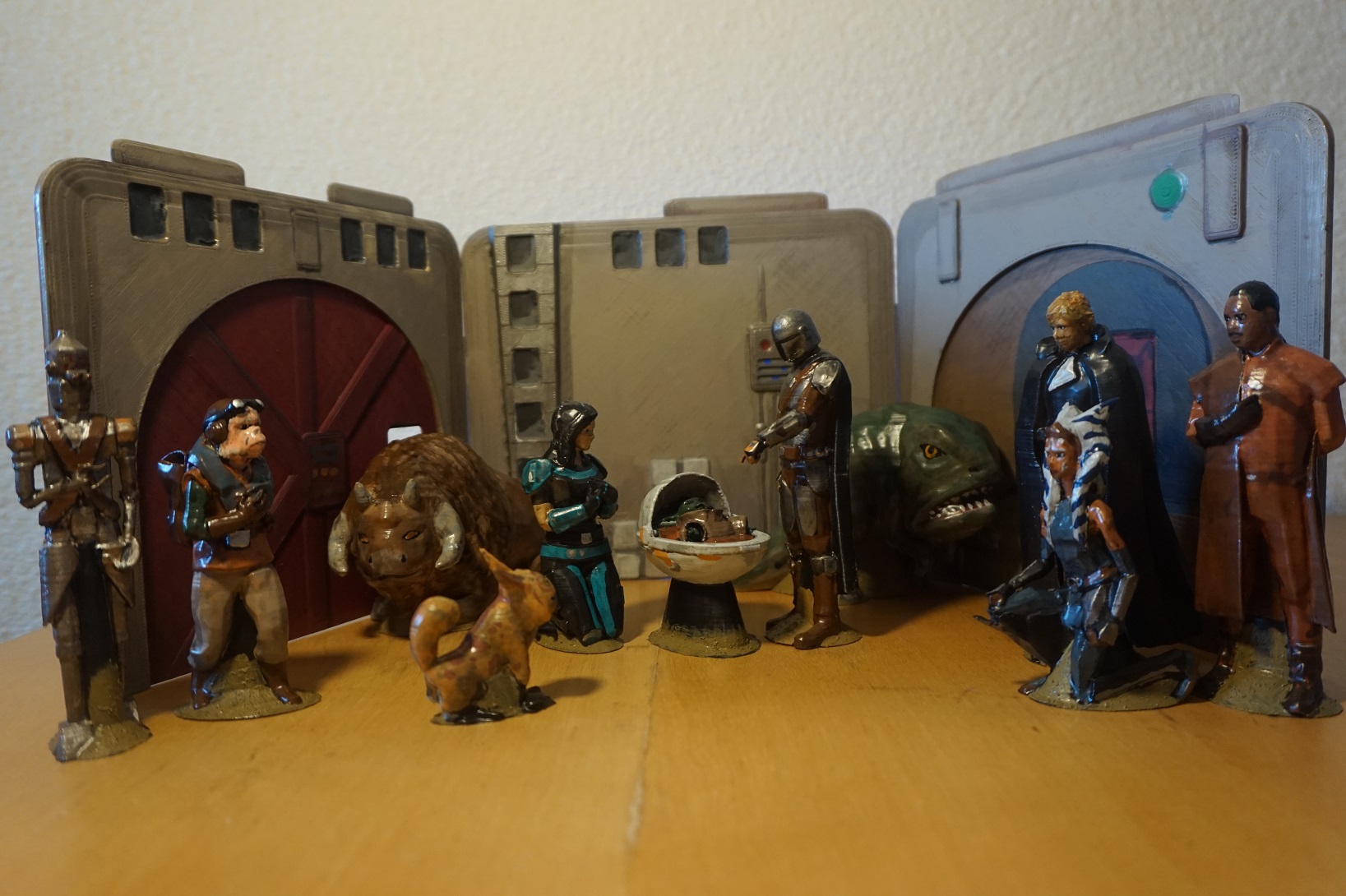 STL file Star wars the Mandalorian nativity scene ⭐・3D print design to ...
