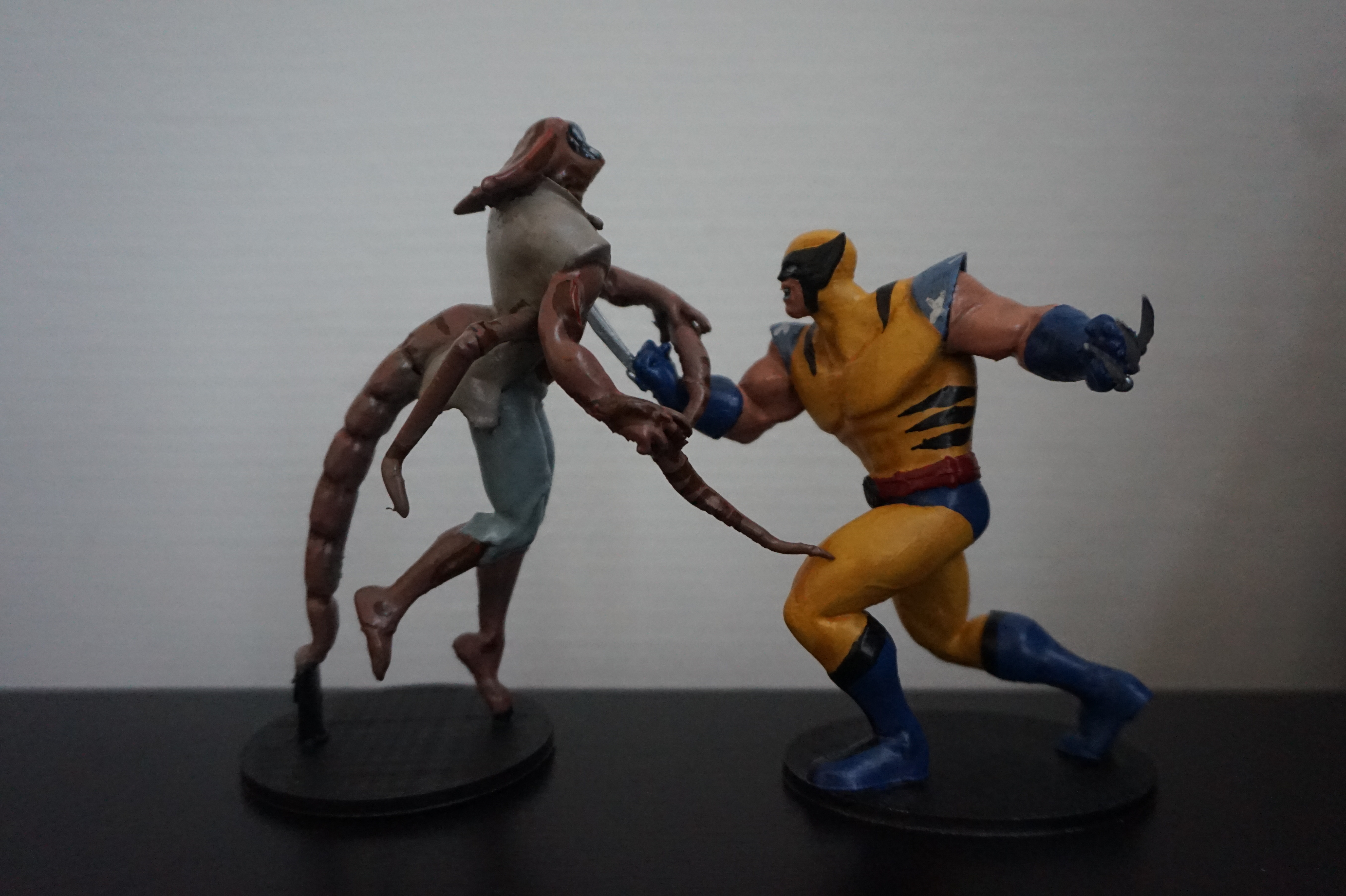 3D file X-men Diorama: Wolverine vs the Brood. 🦸‍♂️ ・3D printing idea ...