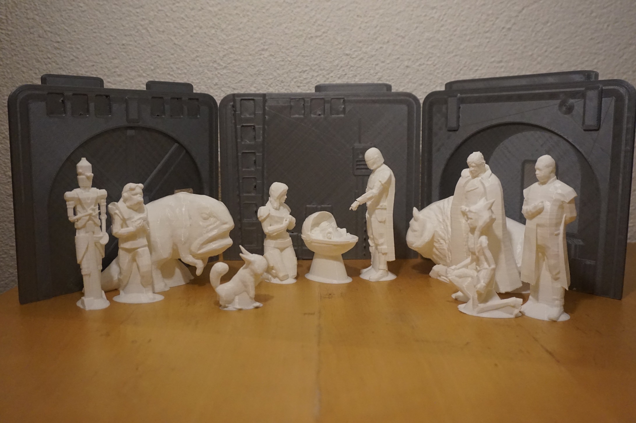 STL file Star wars the Mandalorian nativity scene ⭐・3D print design to ...
