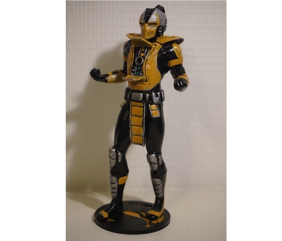 🥷 Mortal Kombat 3 Cyber Ninja Cyrax・ OBJ File for ・Cults