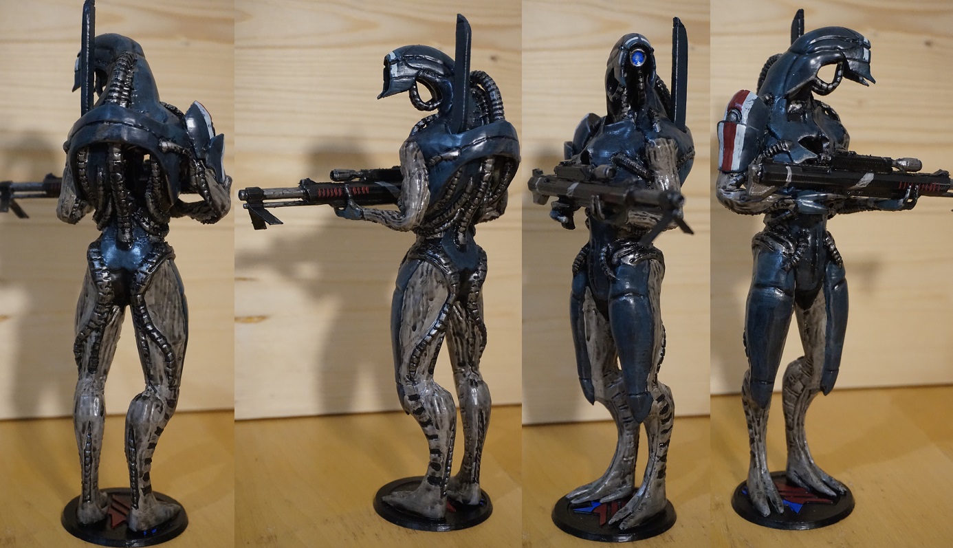 Archivo STL Mass Effect Legión Estatua 👾 ・Objeto para impresora 3D para ...