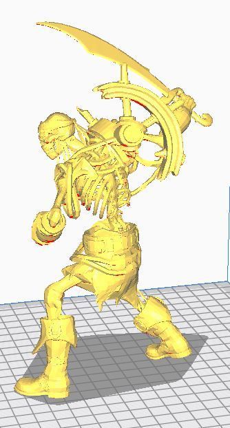 💀 skeleton fighter・Free STL File for ・Cults