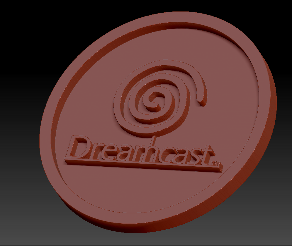 Free STL file Medaillon Dreamcast 🎨 ・3D printable model to download・Cults