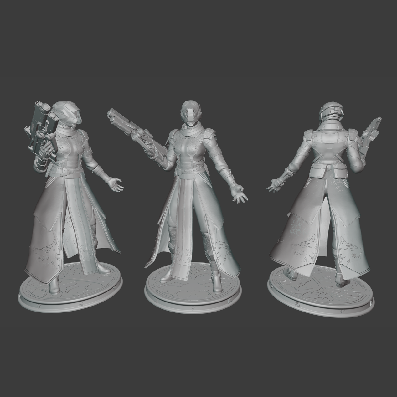 Fichier STL DESTINY - WARLOCK ARMOR IRON BANNER YEAR ONE 🦸 ・Objet ...