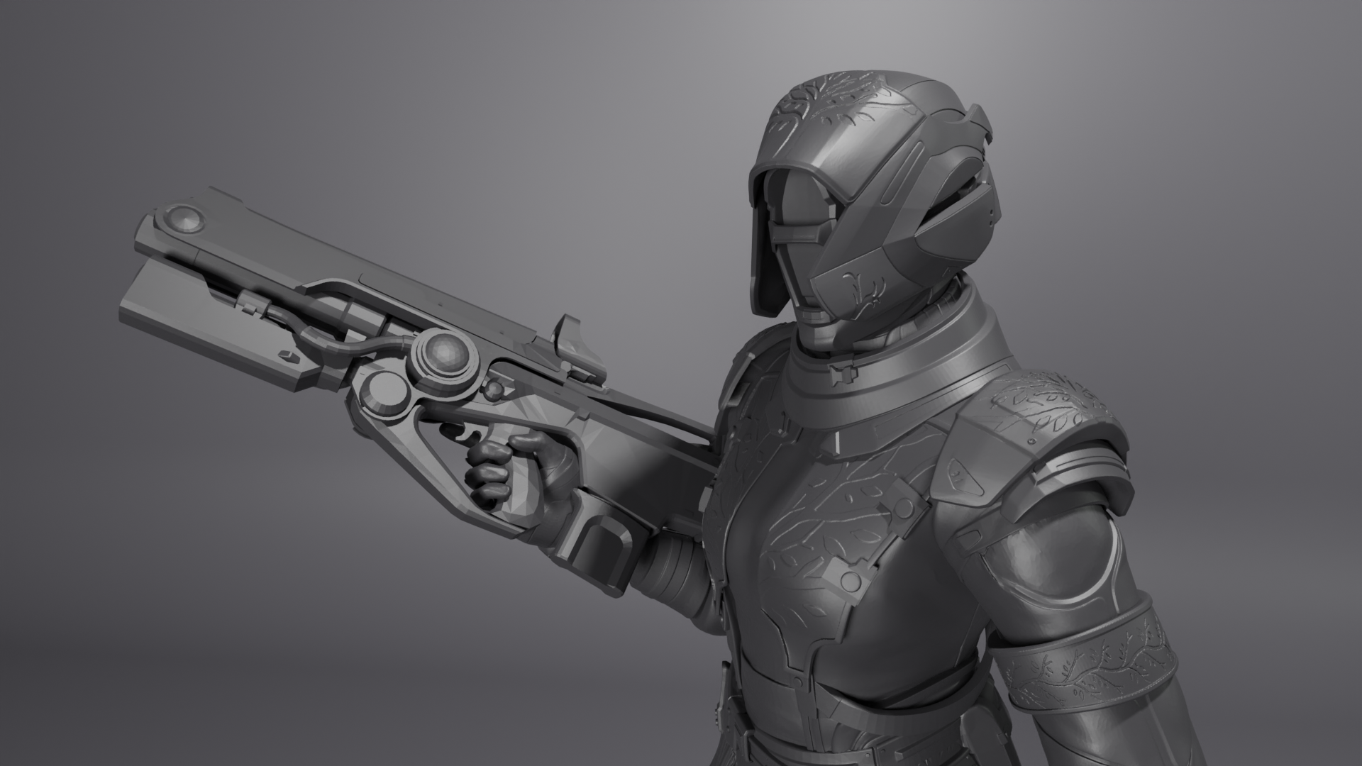 Fichier STL DESTINY - WARLOCK ARMOR IRON BANNER YEAR ONE 🦸 ・Objet ...