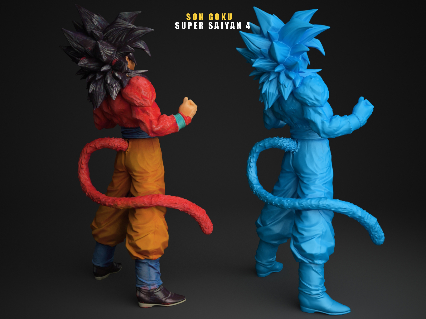 🩻 SUPER SAIYAN 4 SON GOKU・ STL File for 3D printing・Cults