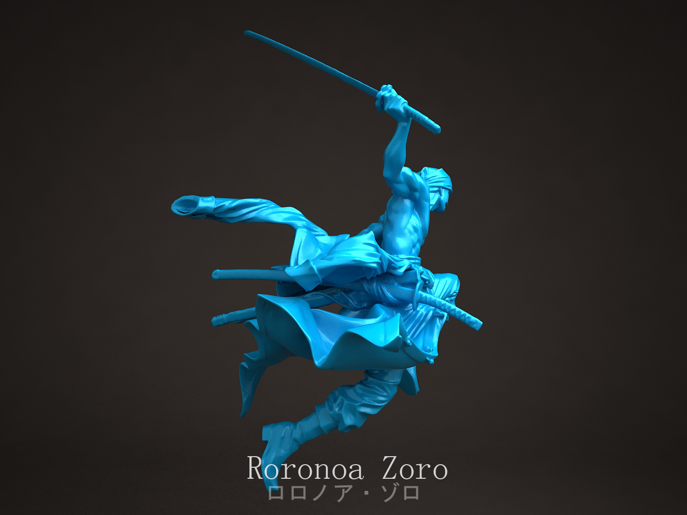 💬 Roronoa Zoro・ STL File for 3D printing・Cults