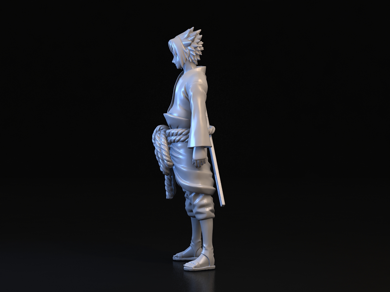 STL file UCHIHA SASUKE 🗿 ・Template to download and 3D print・Cults