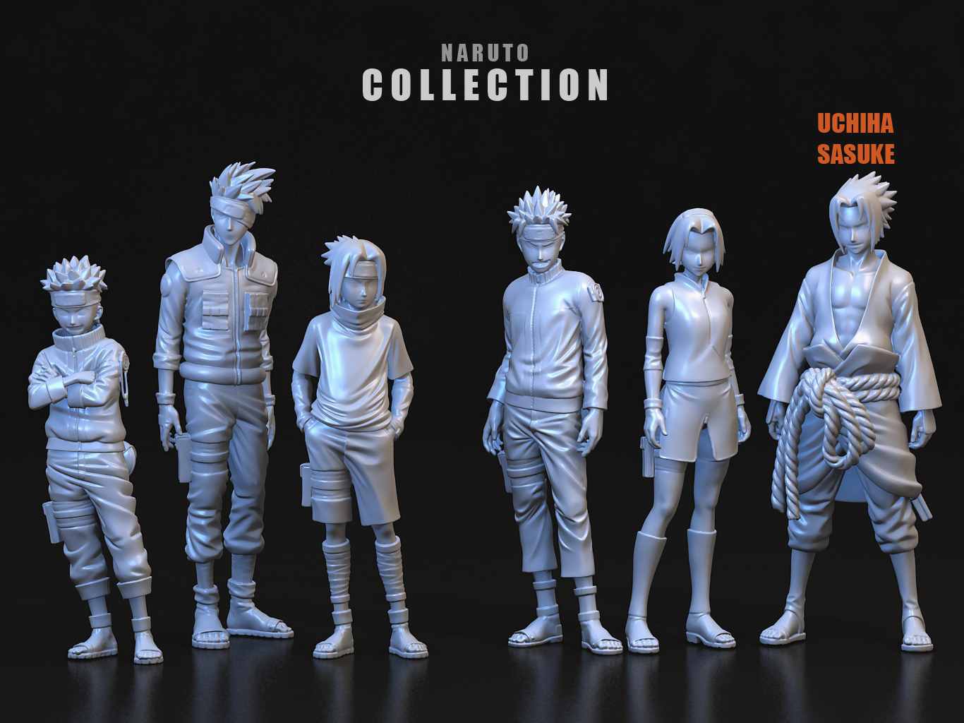STL file UCHIHA SASUKE 🗿 ・Template to download and 3D print・Cults