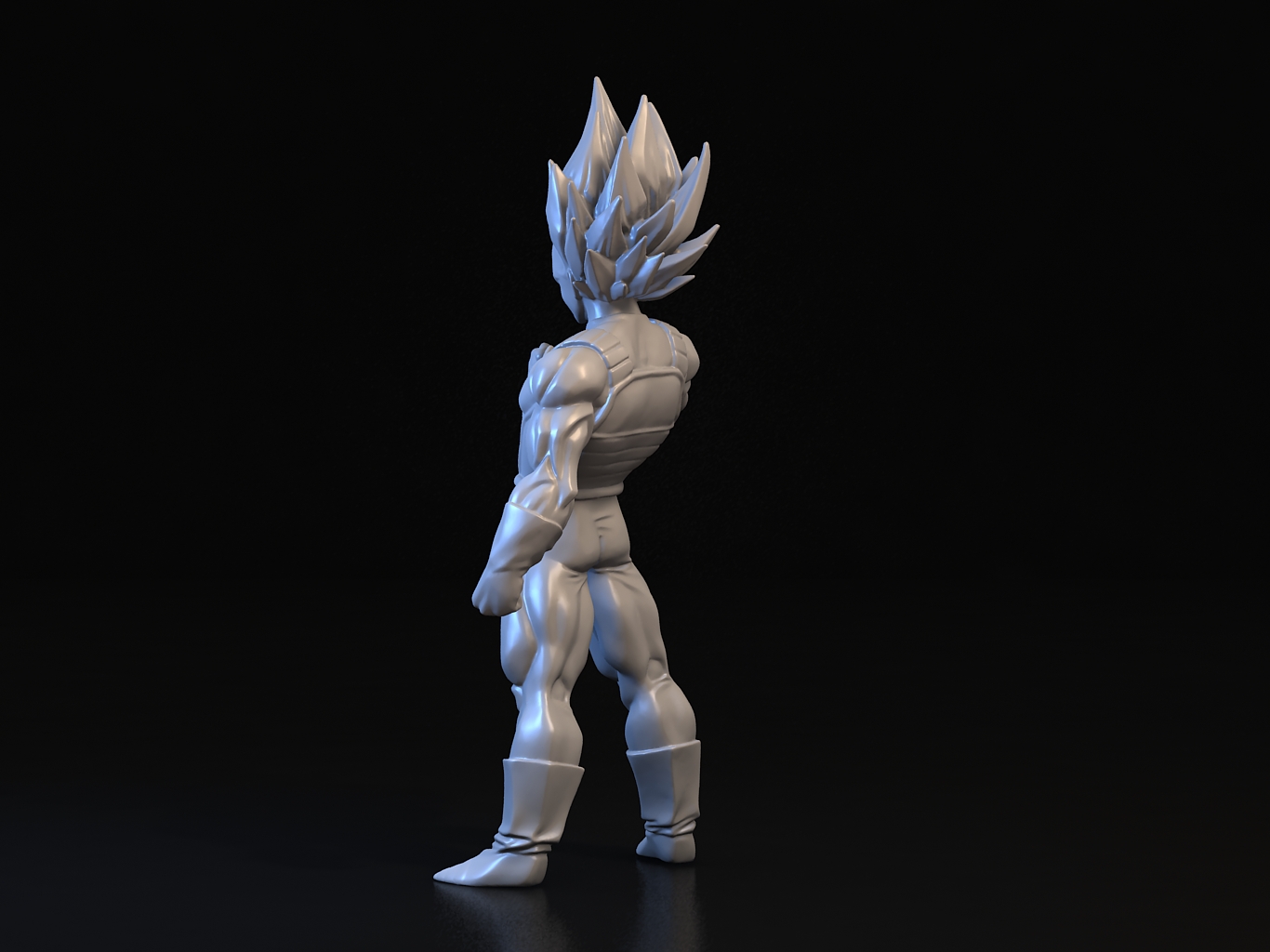 🎬 VEGETA SS・ STL File for 3D printing・Cults