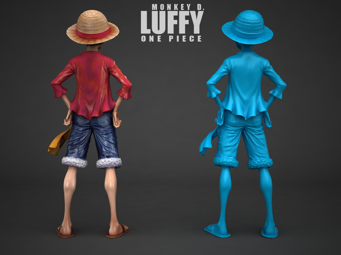 arquivo STL Monkey D Luffy 3D 🐒 ・design para impressora 3D para ...