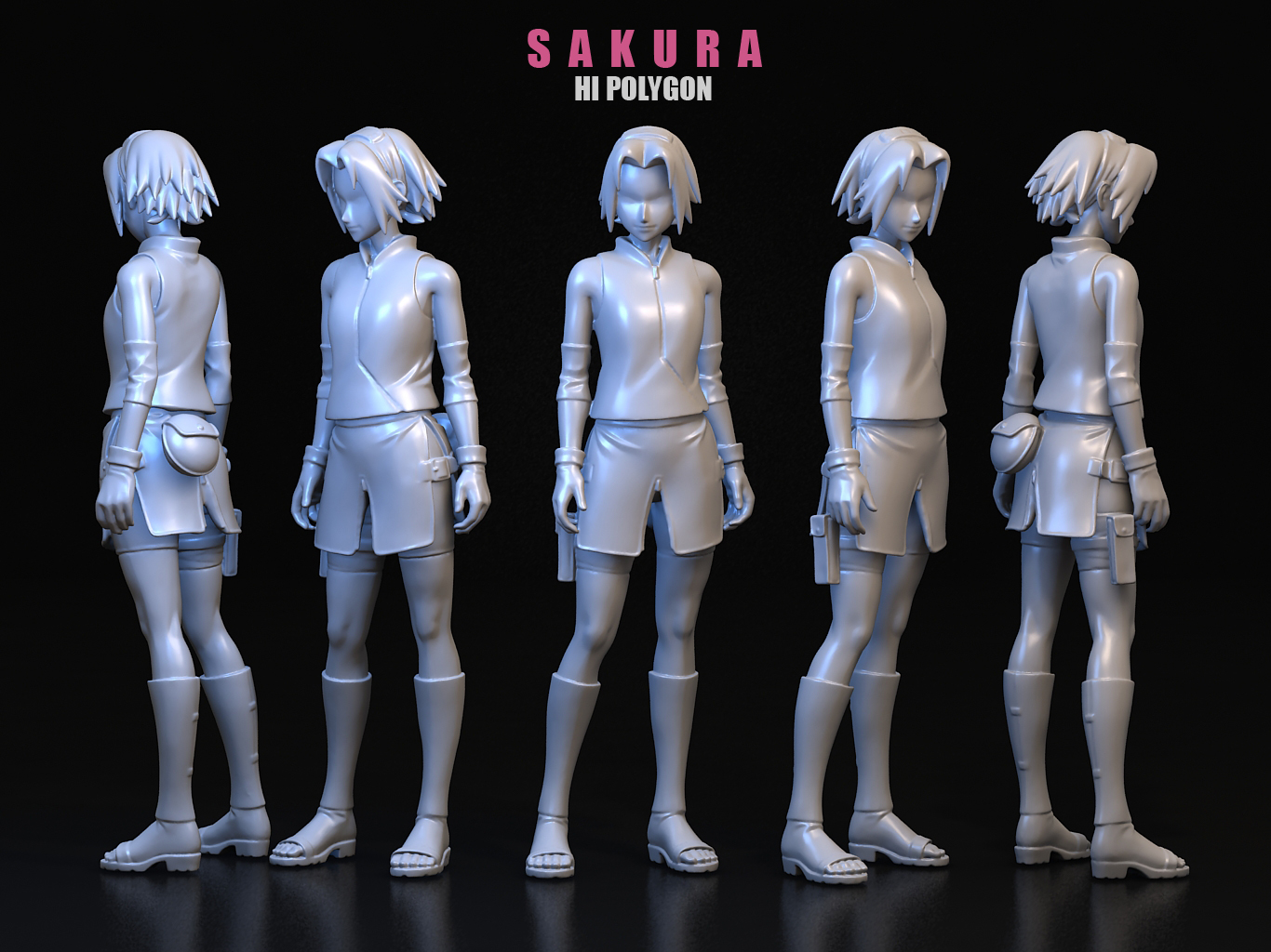 STL file HARUNO SAKURA 🗿 ・3D printer design to download・Cults