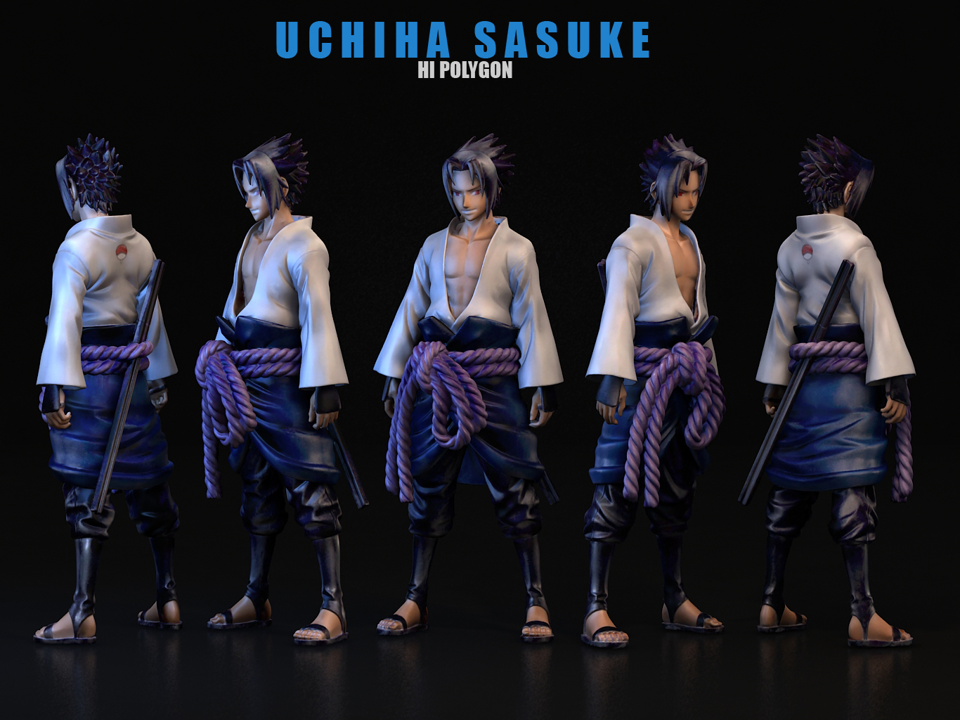 STL file UCHIHA SASUKE 🗿 ・Template to download and 3D print・Cults