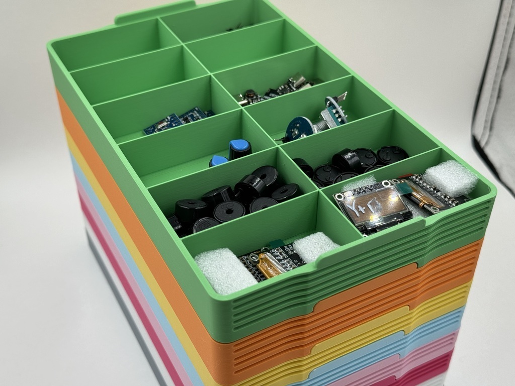 Free 3D file Organizer for small things (25mm Height) 🤏 ・3D printable ...