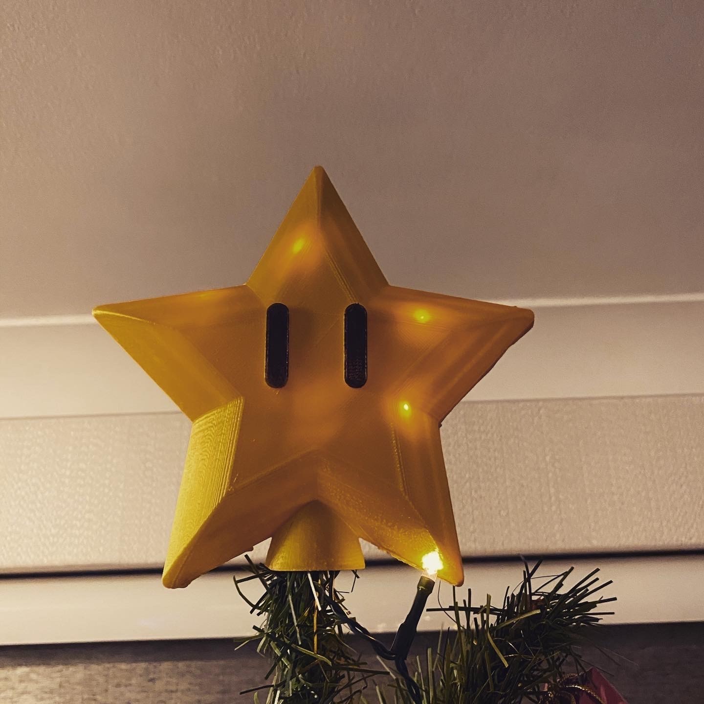STL file Super Mario Tree Star 🌳・3D printer design to download・Cults