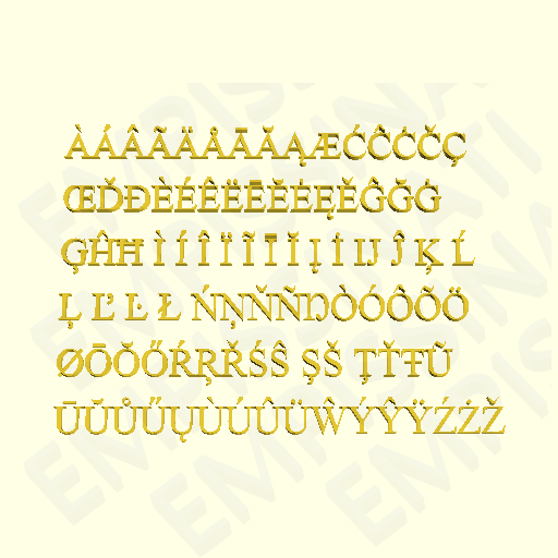 🆕 TIMES NEW ROMAN - 3D LETTERS, NUMBERS AND SYMBOLS・ STL File for ・Cults