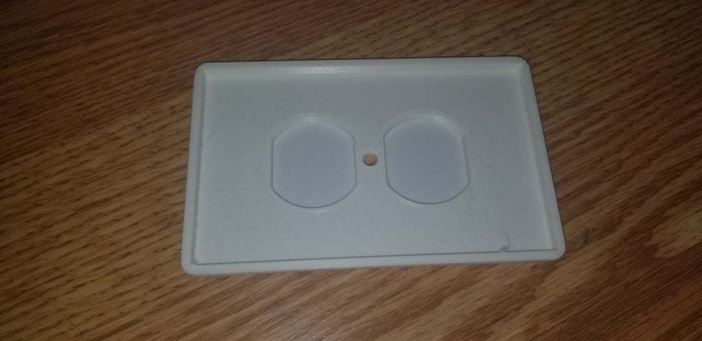 Free STL file Outlet Cover Blank - V2 🏠・3D printable model to download ...