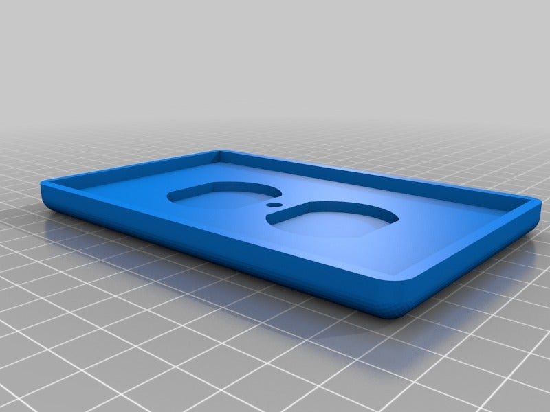 Free STL file Outlet Cover Blank - V2 🏠・3D printable model to download ...