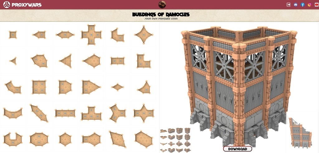Archivo 3D gratis Modular ruined building the Military Base sample 🏗️ ...