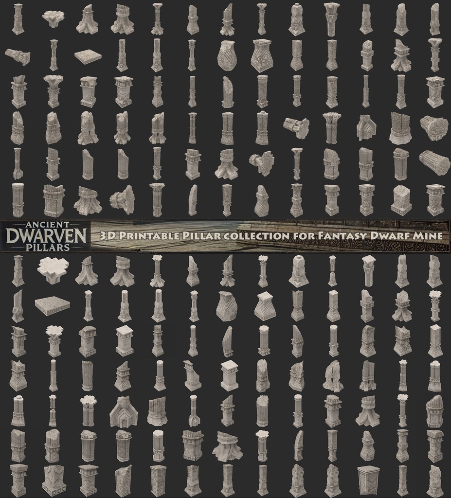 Archivo 3D gratis Dwarven Pillar Storage Pot – Free Sample Test File 🪴 ...