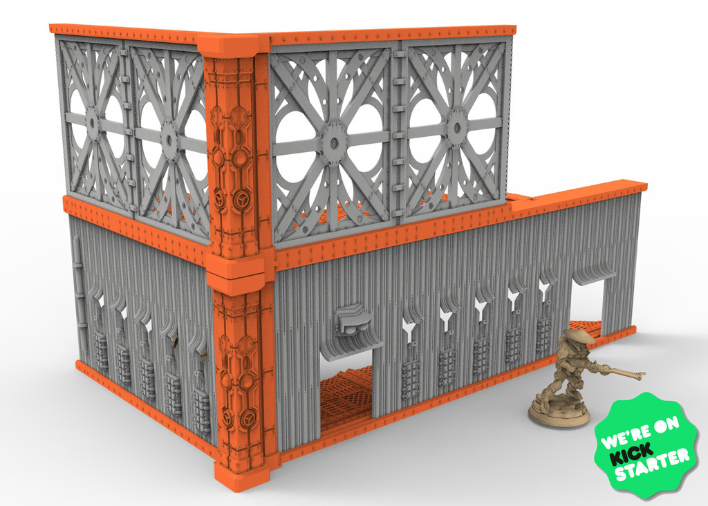 🏗️ 9x5x6" WTC Building free sample for wargame・Free STL File for 3D ...