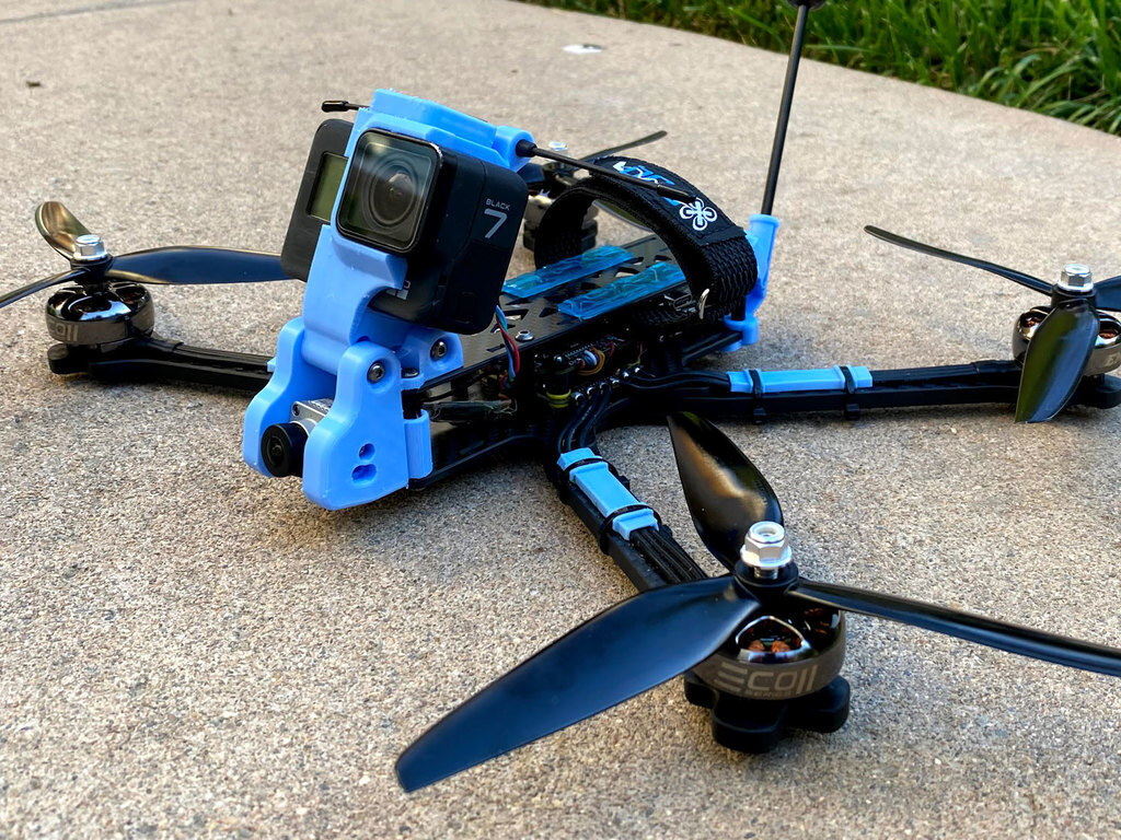 Free STL file TBS Source One v3 HD Kit w/ XT60 Antenna GPS Mount ...