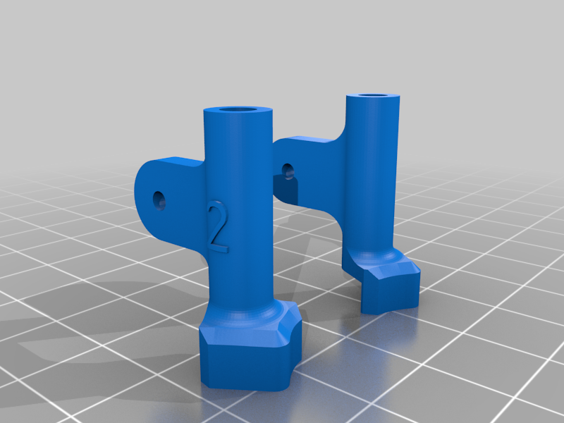 Free STL file Emax Babyhawk II HD Caddx Vista Antenna Immortal T Holder ...