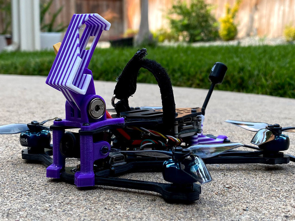 Free STL file Emax Babyhawk II HD Caddx Vista Antenna Immortal T Holder ...