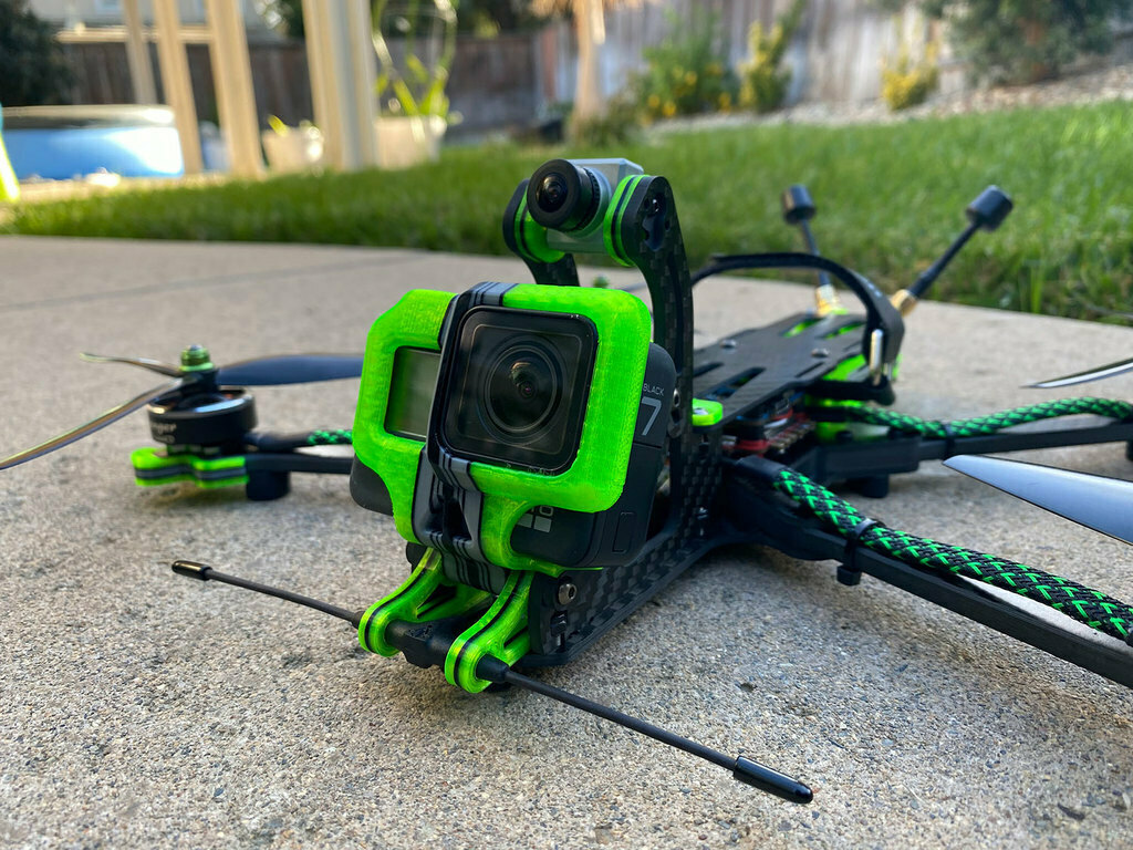 🚁 FR7 v6 HD 7 XT60 - GPS ( Iflight & Matek M8Q-5883) Mounts・Free 3D File for ・Cults