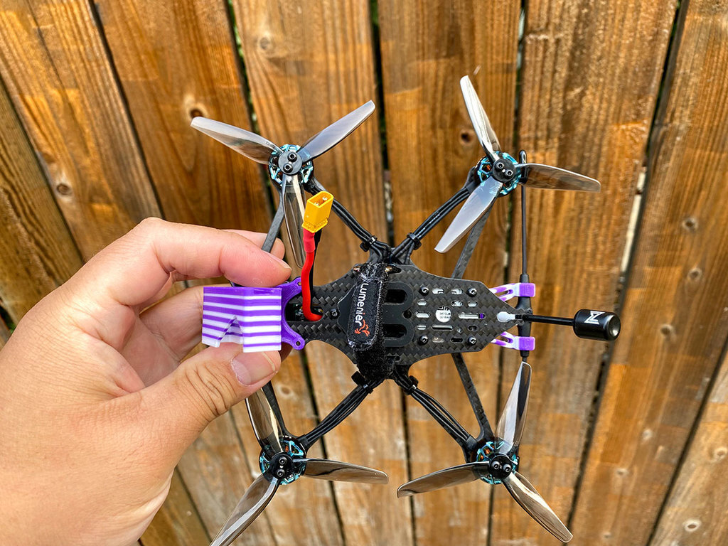 Free STL file Emax Babyhawk II HD Caddx Vista Antenna Immortal T Holder ...