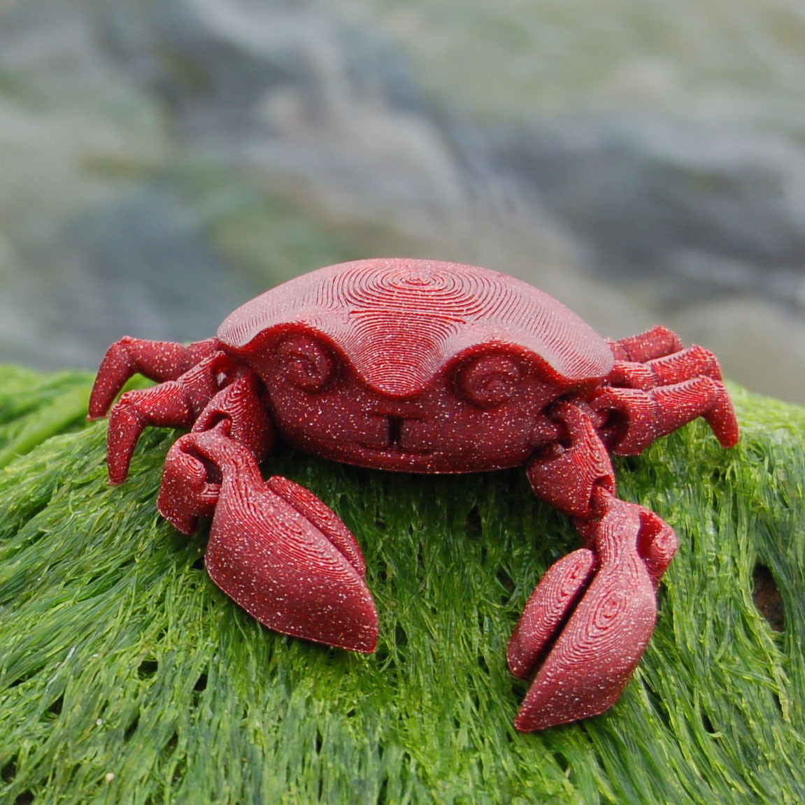 🦀 Articulated Crab・ STL File for ・Cults