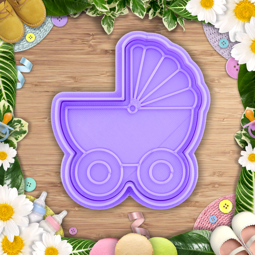 STL file Baby shower theme cookie cutters / stamps 👶・Model to download ...