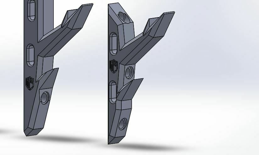 STL file Organic Low poly coat hanger set 🧥 ・3D printing idea to ...