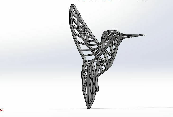 STL file Colibri 2D 🎨 ・3D printing design to download・Cults