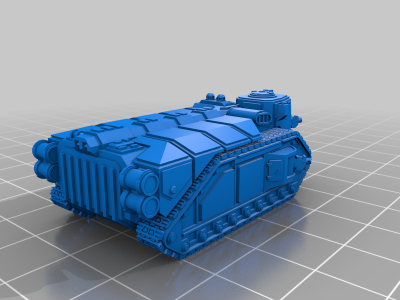 🪖 Tiny Bigger Tank APC・Free STL File for ・Cults