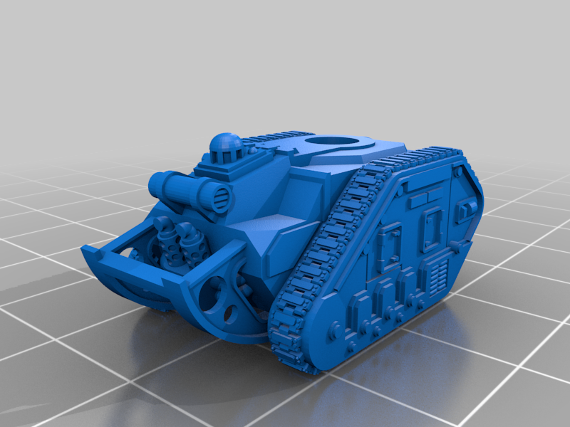 🪖 Tiny Tank MBT・Free STL File for ・Cults