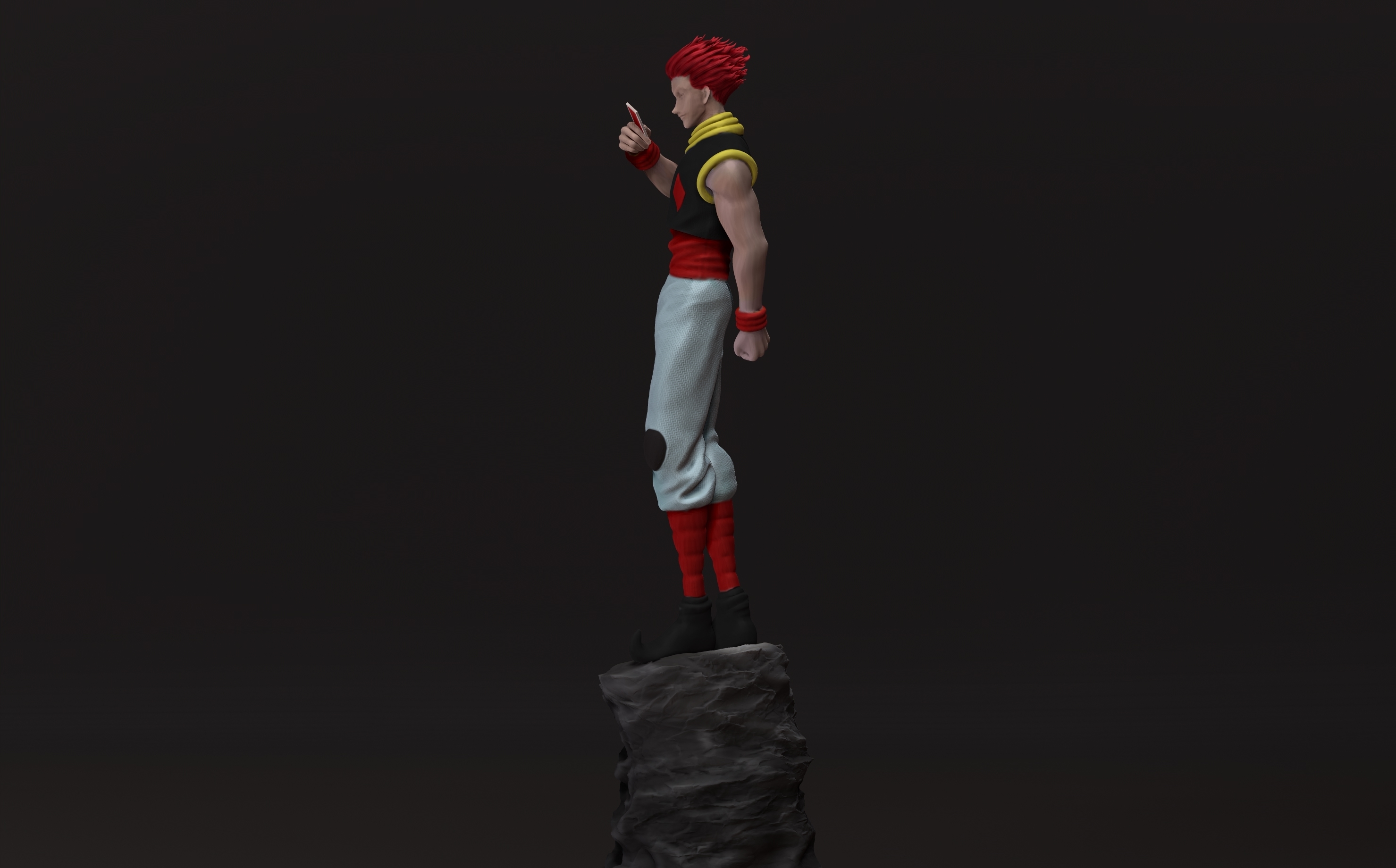 3D file hisoka morrow - hunter x hunter/hxh statue figurine 🏹 ・3D ...