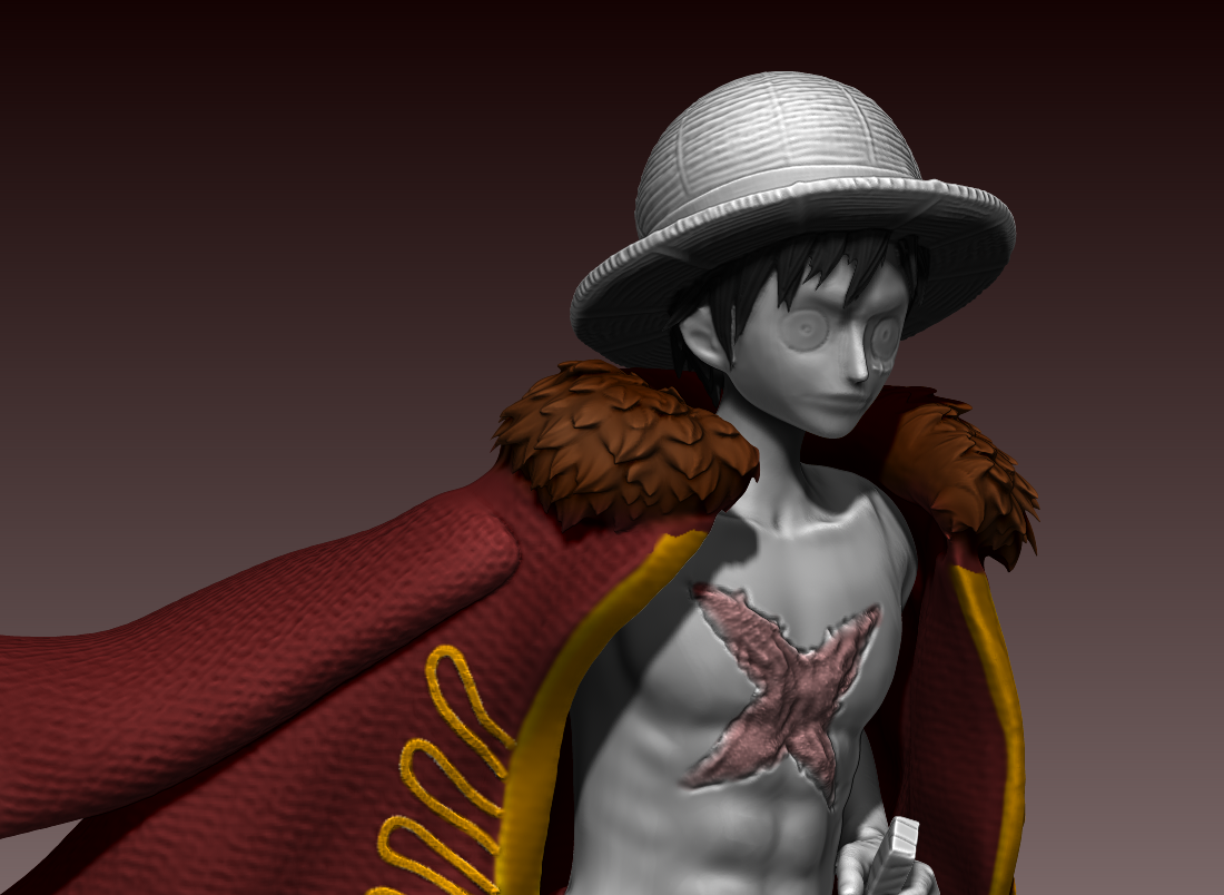 3D file monkey d. luffy/ruffy 🐒 ・3D print design to download・Cults