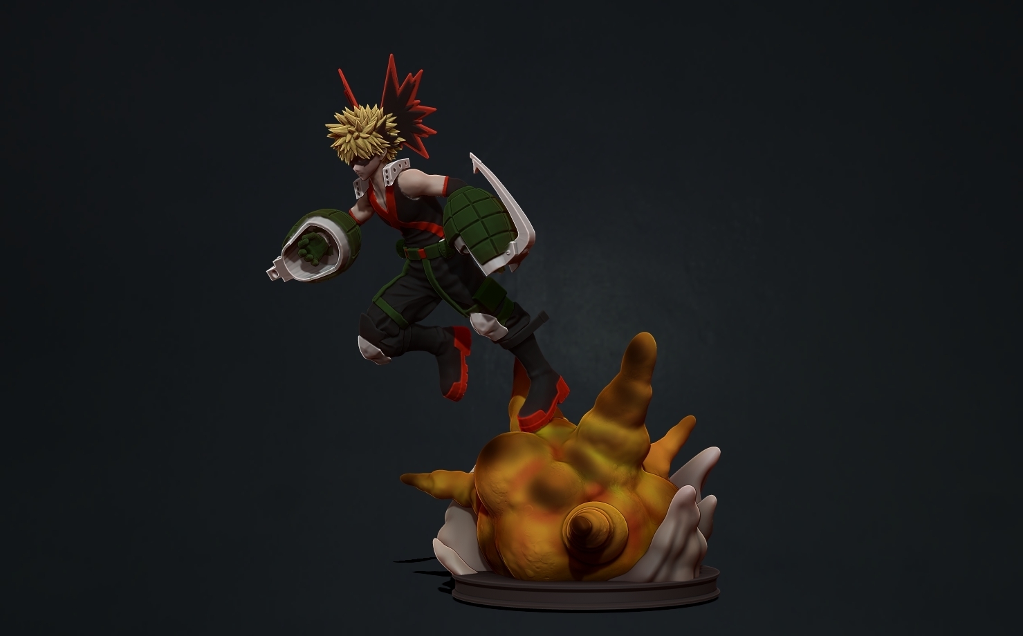 arquivo 3D My Hero academia - mha - figura de bakugo 3d print 💬 ・Design ...